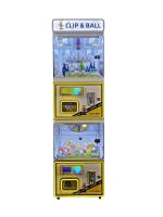 China Commercial Clip and Ball Machine, Dual Gameplay for Family Entertainment Center for sale
