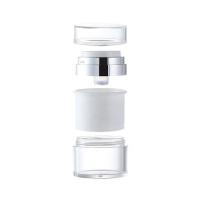 China 100g Empty Lotion Pump Bottles Refillable 50ml Airless Pump Bottle for sale