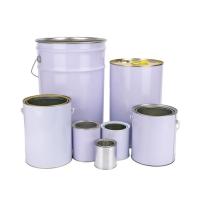 China 250ml Empty Tins Cans Metal Tin Can With Lid For Paint Coating Glue for sale