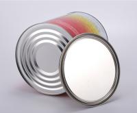 China 1 liter Paint Can With Lever Lid Metal Round Tin Can Packing For Glue And Coating for sale