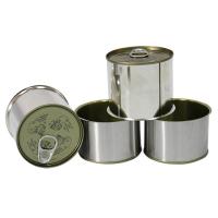 China Customized Metal Cans Empty Round Food Tins Cans With Lids For Food Beverage for sale