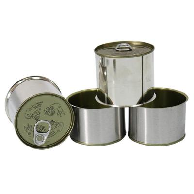 China Customized Metal Cans Empty Round Food Tins Cans With Lids For Food Beverage for sale