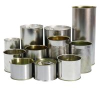 China Customized Metal Cans Empty Round Food Tins Cans With Lids For Food Beverage for sale