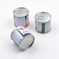 China Customized Metal Cans Empty Round Food Tins Cans With Lids For Food Beverage for sale