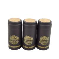 China Decorative Tear Strap Wine Bottle Shrink Caps Heat Shrinkage 35mm Diameter for sale