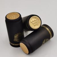 China Decorative Tear Strap Wine Bottle Shrink Caps Heat Shrinkage 35mm Diameter for sale