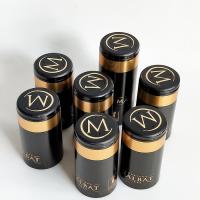 China Aluminum Foil Tin Wine Bottle Shrink Caps Capsules 75mmx38mm For Liquors for sale