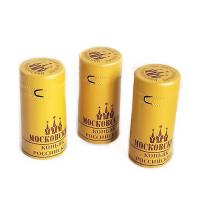 China OEM Aluminum Foil Capsule 28x38mm Heat Shrink Sleeves For Wine Bottles for sale