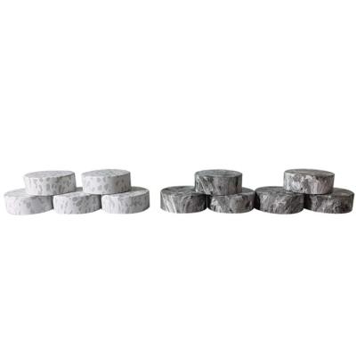 China 10mm 18mm Wide Mouth Bottle Cap embossed Plastic Aluminum Jar Cap for sale