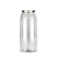 China Aluminum Lids Empty 350ml 500ml Round Plastic Drink Can Easy Open End Cans for sale