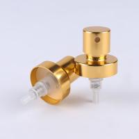 China Glossy Gold Aluminum Plastic PET Perfume Crimp Spray Pump 20mm for sale