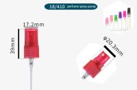China Colorful Plastic Perfume Crimp Spray Pump 16mm Tight Seal Non Spill for sale