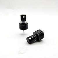 China Metal Black Thread 24mm Crimp Spray Pump Head For Perfume Bottles for sale