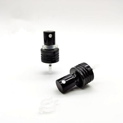 China Metal Black Thread 24mm Crimp Spray Pump Head For Perfume Bottles for sale