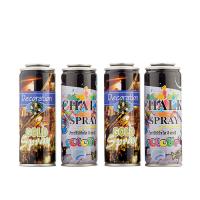China Dia 65mm Tinplate Empty Aluminium Spray Can Customized Metallic Effect Color for sale