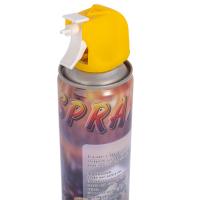 China Decorative CMYK Customized Fake Snow Spray Can Dia 52mm Aluminum Aerosol Cans for sale