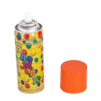 China Colorful Foam Snow Aluminium Spray Can Bottles 250ml Dia 45mm For Festival Decoration for sale