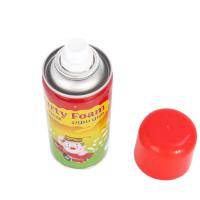 China Colorful Foam Snow Aluminium Spray Can Bottles 250ml Dia 45mm For Festival Decoration for sale