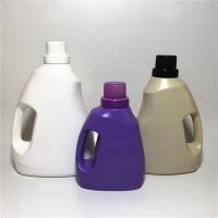 China Colored 3L Empty Blank Detergent Bottle HDPE plastic Washing Liquid Container for sale