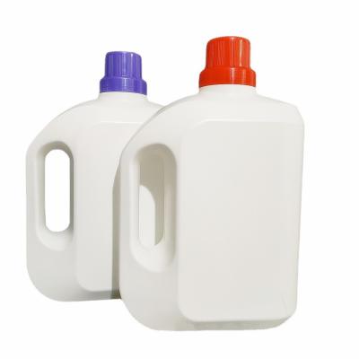 China White 3000ml Empty Washing Up Liquid Bottles HDPE Detergent Containers Recyclable for sale
