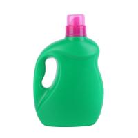 China 2000ml Green Empty Laundry Detergent Bottles Containers 1MM thick for sale