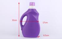 China Plastic HDPE Customized Liquid Empty Laundry Detergent Bottles Jugs 2 Liters for sale