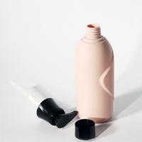 China Recyclable Body Lotion Pump Bottle HDPE 500ml Soap Dispenser Bottle With Custom Logo for sale
