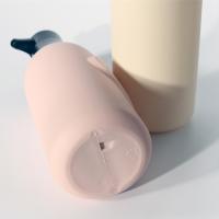 China Recyclable Body Lotion Pump Bottle HDPE 500ml Soap Dispenser Bottle With Custom Logo for sale