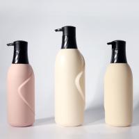 China Recyclable Body Lotion Pump Bottle HDPE 500ml Soap Dispenser Bottle With Custom Logo for sale