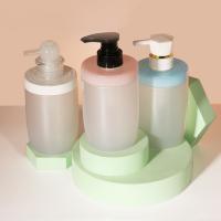 China Cosmetic Frosted Round Empty Lotion Pump Bottles 500 Ml Shampoo Bottle OEM for sale