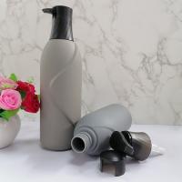 China 500ml HDPE Matte Empty Lotion Pump Bottles Cosmetic Cream Shampoo Container for sale