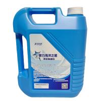 China Blue HDPE Plastic 5L Engine Oil Canister Shatterproof Antifreeze Storage Container for sale