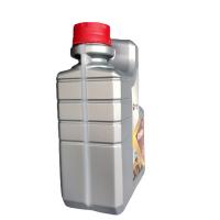 China 2L Grey HDPE Plastic Engine Oil Canister Large Capacity Engine Coolant Bottle for sale