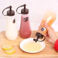 China 240ml Plastic Squeeze Bottles 8 Oz Condiment Dispenser Empty Plastic Sauce Bottles SGS for sale