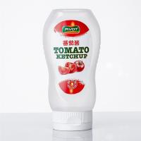 China 330g Salad Sauce Condiment LDPE Plastic Squeeze Bottles With Flip Top Cap for sale