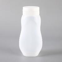 China 330g Salad Sauce Condiment LDPE Plastic Squeeze Bottles With Flip Top Cap for sale