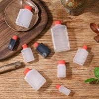 China Leakproof Small Plastic Square Squeezy vinegar Sushi Sauce Bottle 15ml 23ml for sale