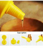 China Customized Clear Plastic Squeeze Bottles Reusable Small Honey Jugs 110ml for sale