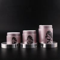 China Shatterproof Cylinder Round Plastic Canisters Empty Cosmetic Containers 80ml for sale