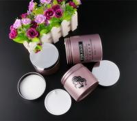 China Shatterproof Cylinder Round Plastic Canisters Empty Cosmetic Containers 80ml for sale
