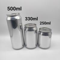 China Aluminum Beverage Cans 330 ml Soft Drinks Slim Cans With Easy Open Pull Ring for sale