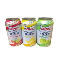 China Aluminum Beverage Cans 330 ml Soft Drinks Slim Cans With Easy Open Pull Ring for sale