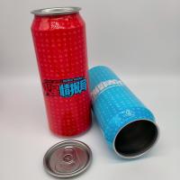China Aluminum Beverage Cans 330 ml Soft Drinks Slim Cans With Easy Open Pull Ring for sale