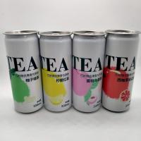 China Slim Empty 330 ml Soda Beverage Cans Custom Logo Aluminum Soft Drinks Cans for sale