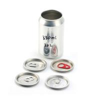 China Custom Metal Aluminum Beverage Can Carbonated Water Juice Cans With Lids for sale