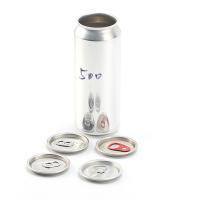 China Custom Metal Aluminum Beverage Can Carbonated Water Juice Cans With Lids for sale