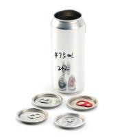 China Custom Metal Aluminum Beverage Can Carbonated Water Juice Cans With Lids for sale