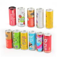 China Standard 250Ml Aluminum Beverage Cans Metal Easy Open Beer Cans For Soft Drinks for sale