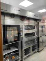 China Steam Bakery Convection Oven Rotary Oven Five Trays 40X60cm Danish Croissant Bread And Pastry Oven 9.5Kw for sale