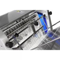 China 180w Table Top Bread Slicer Machine Gravity Feed 12mm Bread Slicing Equipment for sale